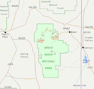 Map of Great Basin Pictures | Map of Las Vegas City Pictures