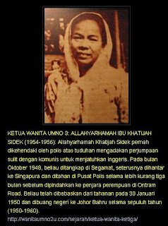 The Early Malay Doctors: Khatijah Sidek