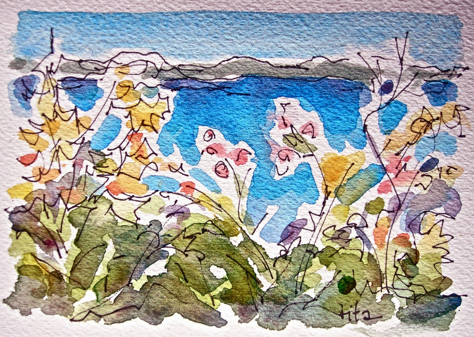 Sketchbook Wandering : Landscape Season in Maine