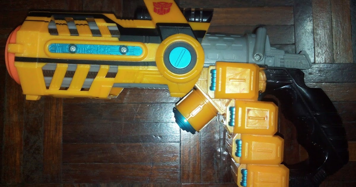 TenderLovingCare Toys: Bumblebee Ion Blaster Gun with Light & Sound (used)