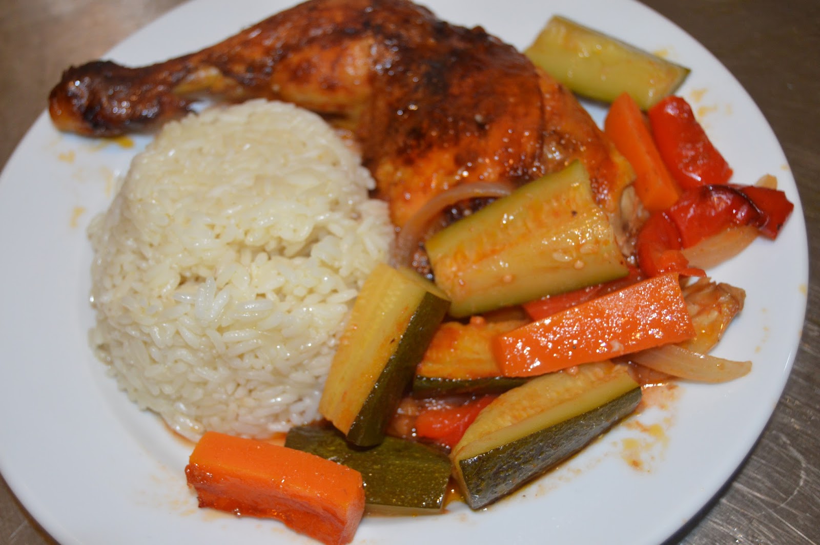 Doce Tentação: pernas de frango no forno com legumes