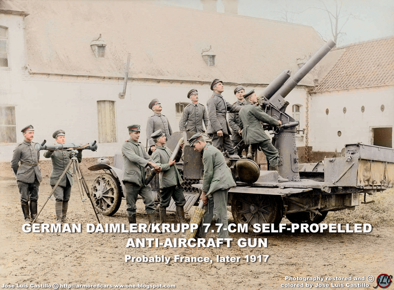 Armored Cars in the WWI: German Daimler-Krupp Self-Propelled Anti ...