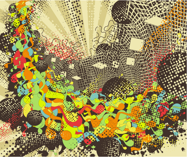 Corak-Corak Kerawang: Abstract