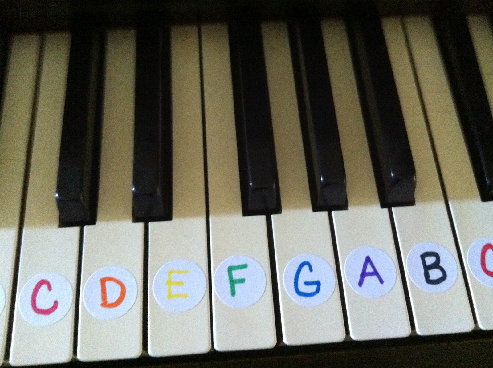 Handmade by CJ: Preschool Piano Lesson