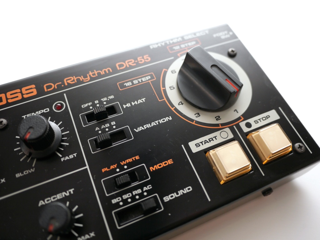MATRIXSYNTH: BOSS Dr Rhythm DR-55 analog drum machine SN 167200