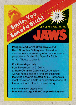 INSIDE THE ROCK POSTER FRAME BLOG: JAWS: The Lost Trading Card Print ...