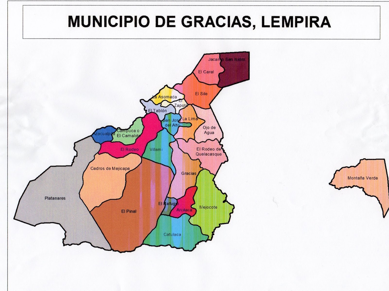 Conociendo Gracias Lempira: Geografia