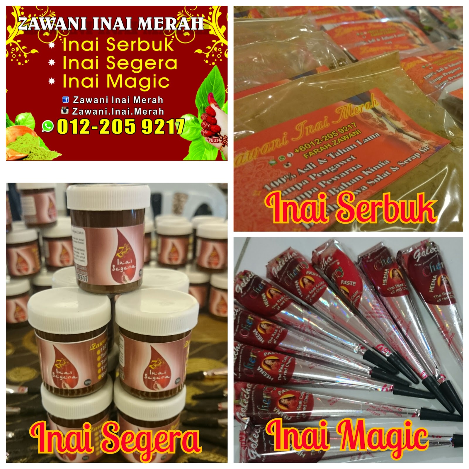 Zawani Inai Merah: Inai Merah