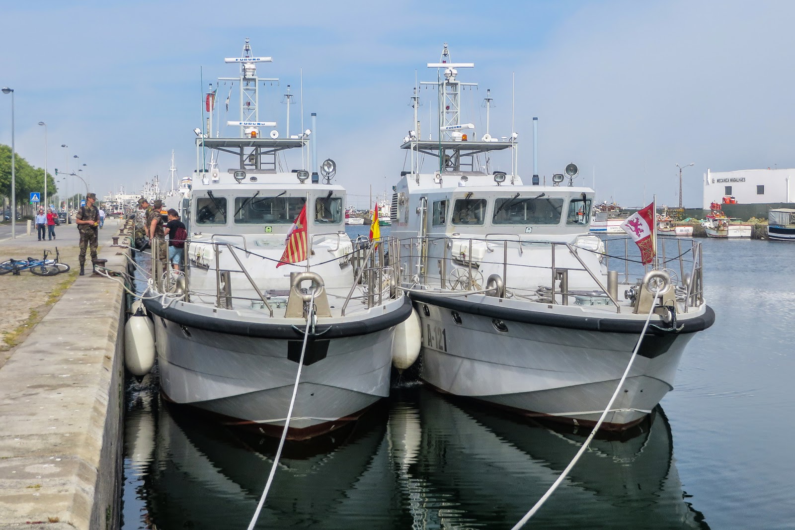 Embarcações da Armada Espanhola atracam em Viana do Castelo