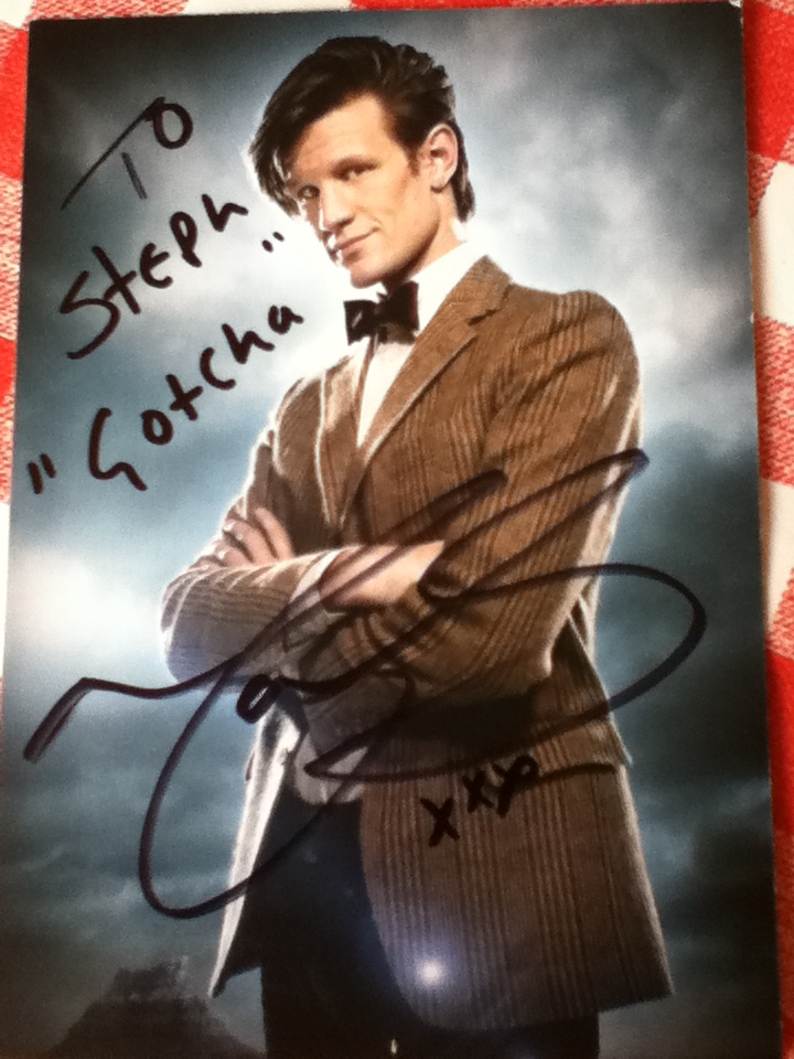 Loverly Stephanie: Matt Smith Autograph