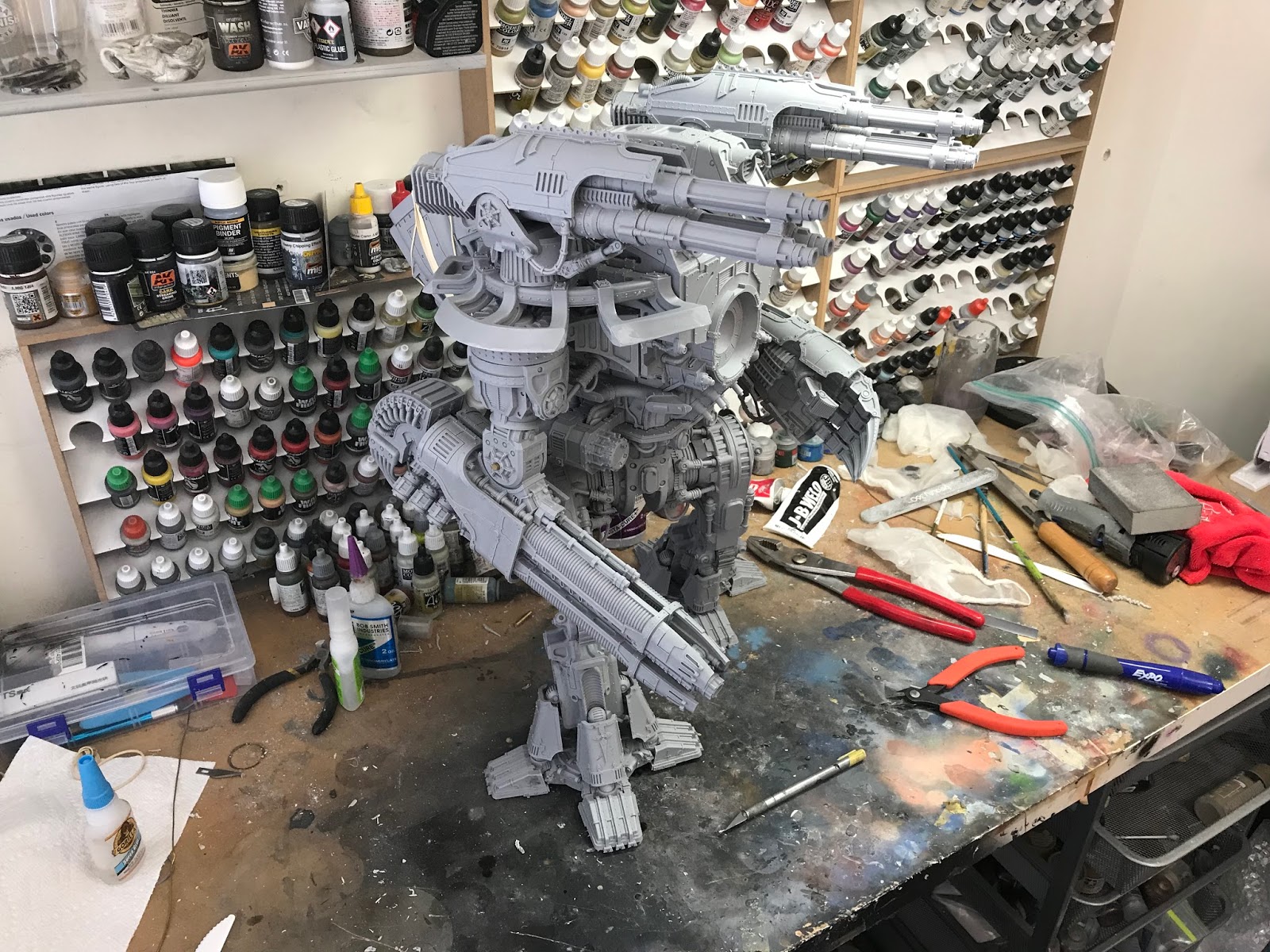 40k Hobby Blog: Warlord Titan Weapons/Arms WIP 6