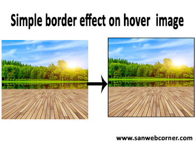 Simple border effect on hover the image
