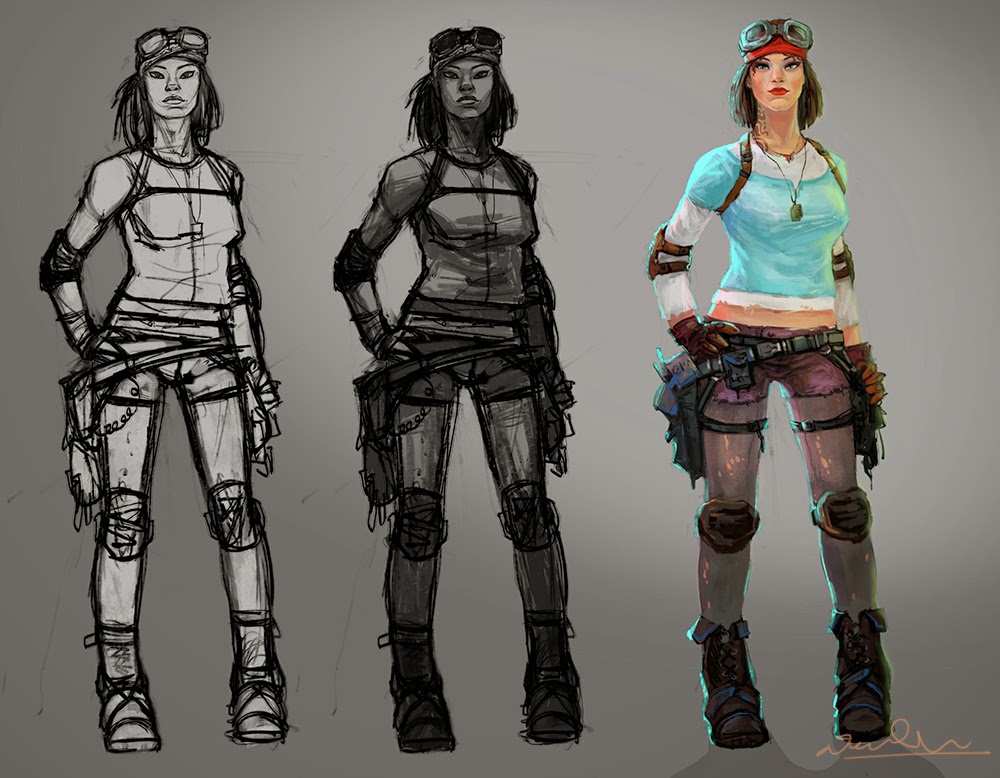 Lostinarc: shooters-rough concept sketch:)
