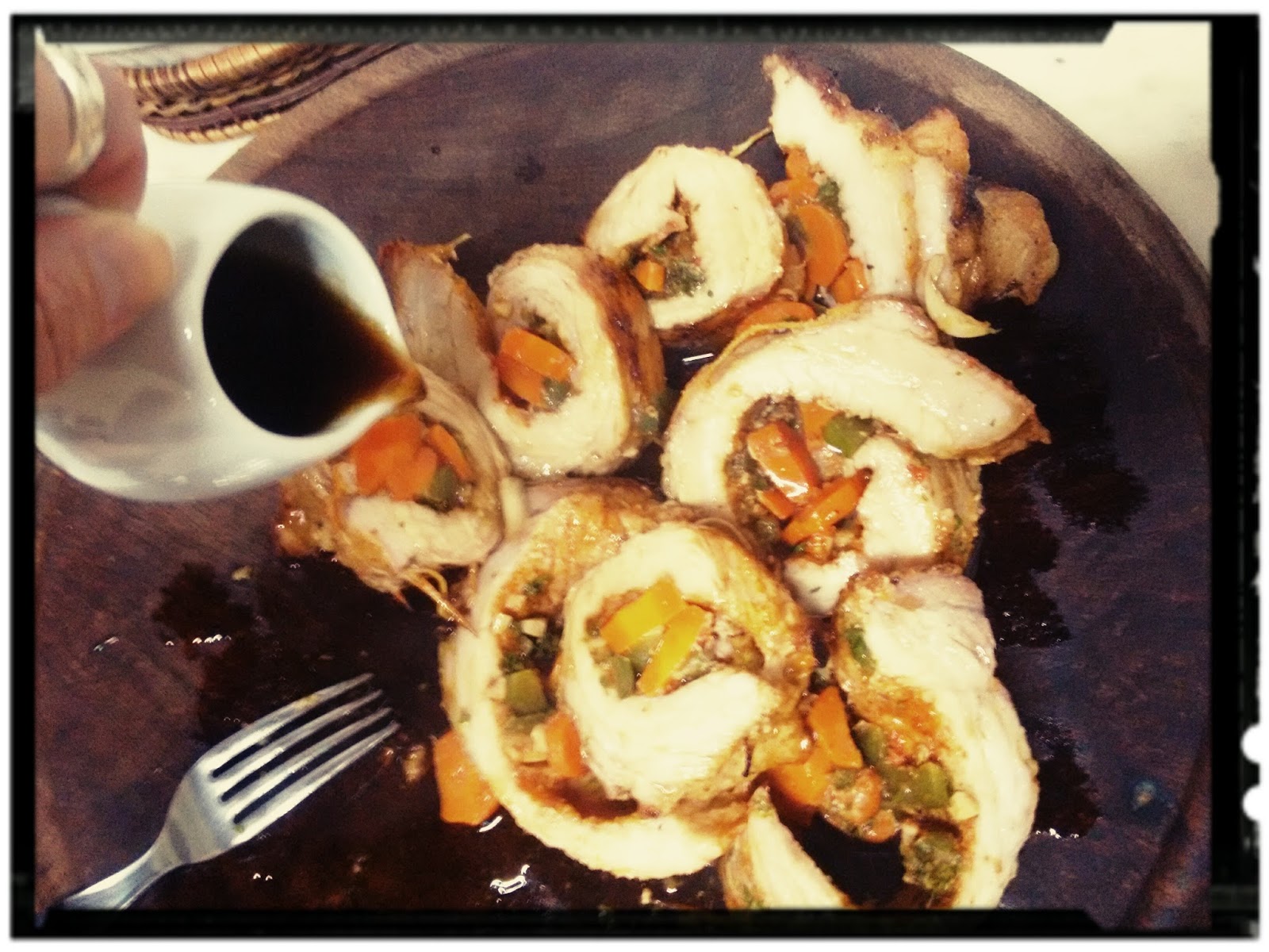 Matambre de cerdo arrollado