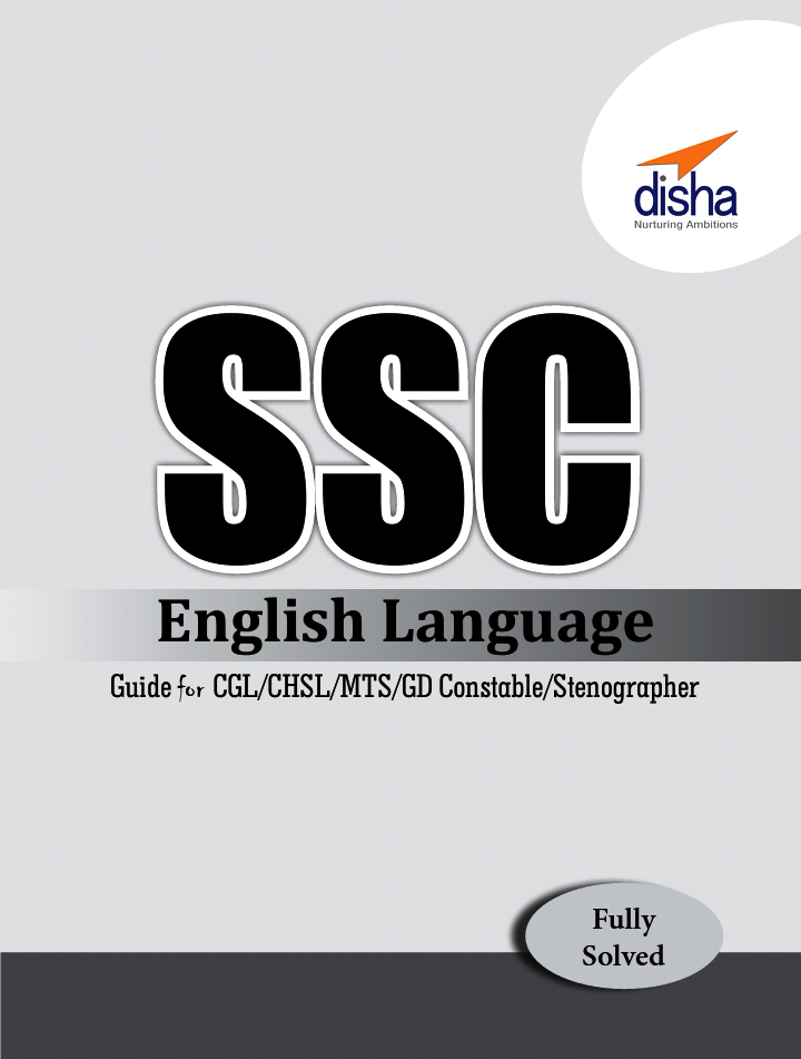 DOWNLOAD GENERAL ENGLISH FOR SSC BY DISHA PUBLICATION - bookszoli
