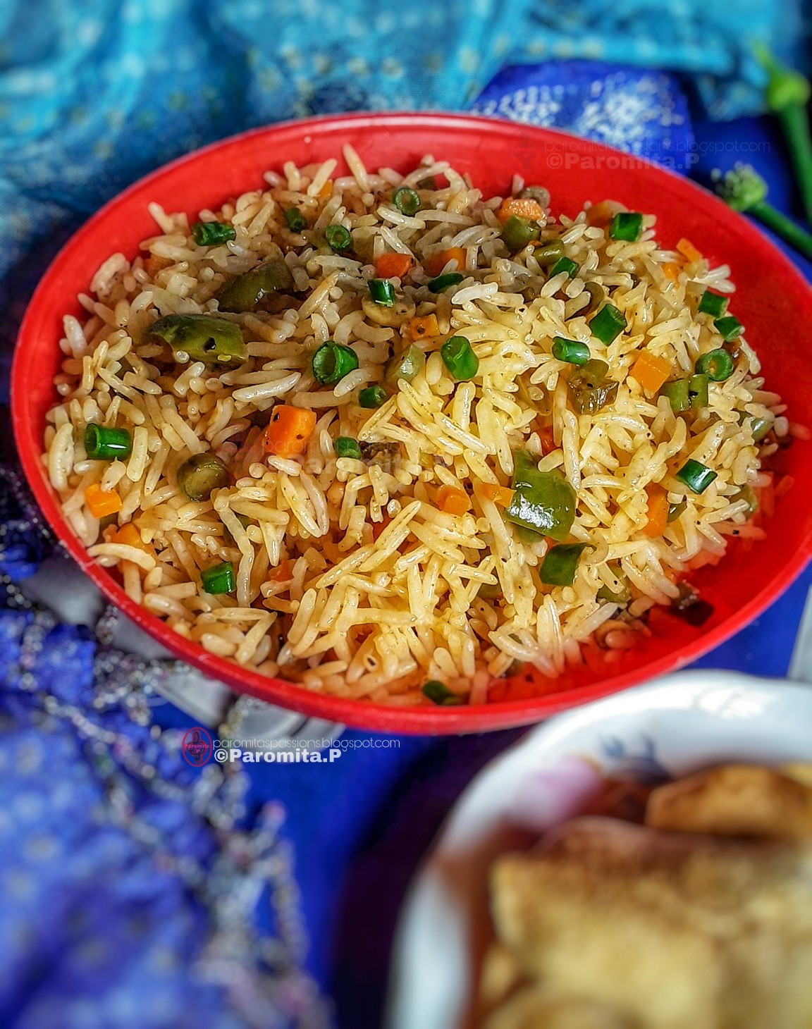 Schezwan Veg Fried Rice - Paromita's Passions