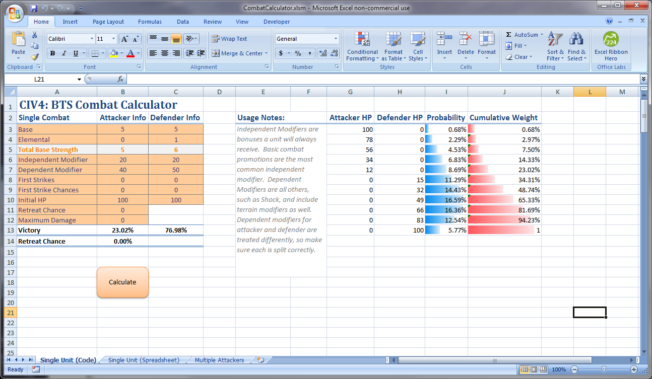 Strategic Nonsense: A Cvilization IV Combat Calculator