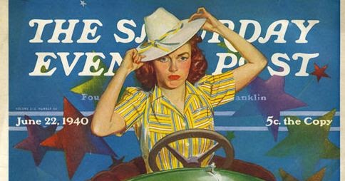 Just A Car Guy: Bumper car on the Saturday Evening Post cover, by ...