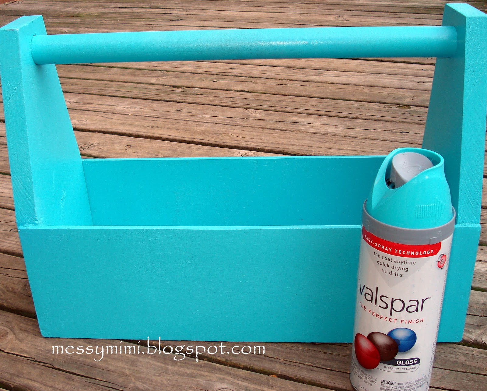 messy mimi: Colorful Wooden Tool Boxes with a Little bit Of Chalkboard ...
