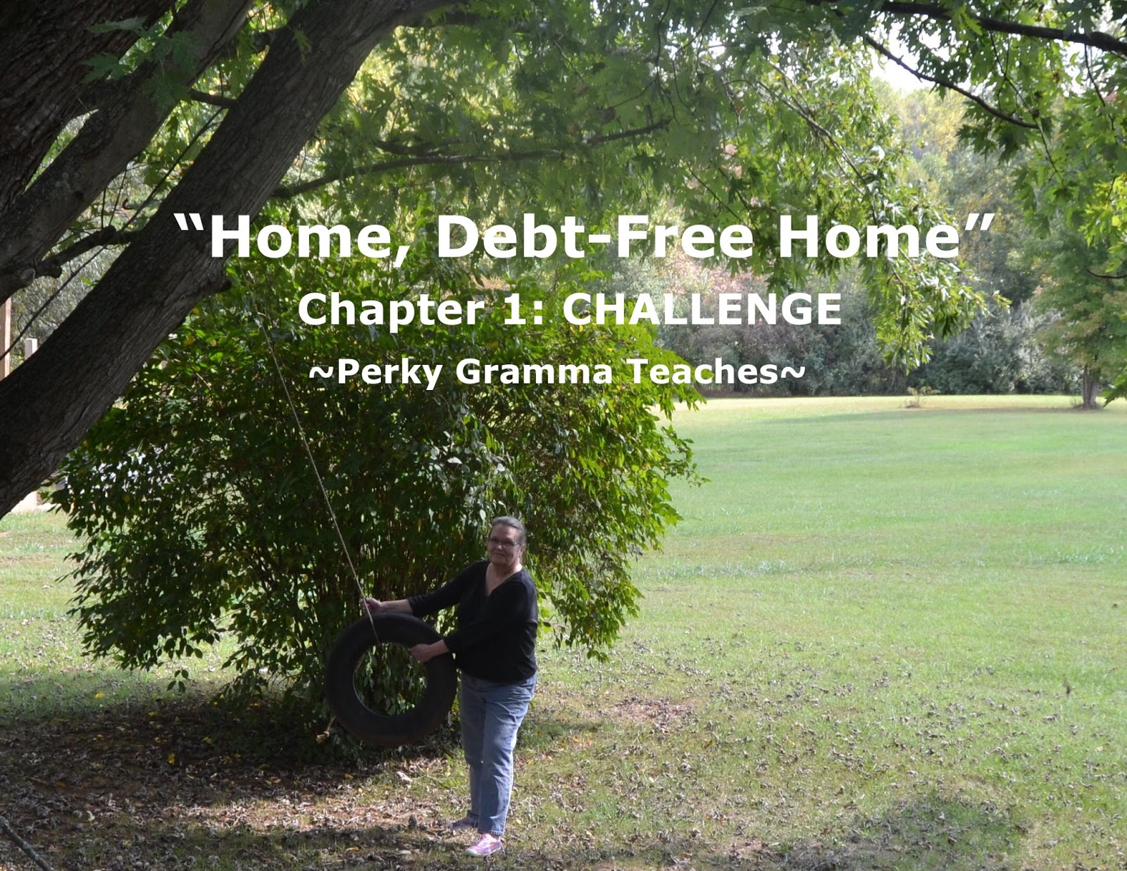 Perky Gramma Teaches: "Home, Debt-Free, Home" Chapter 1: CHALLENGE