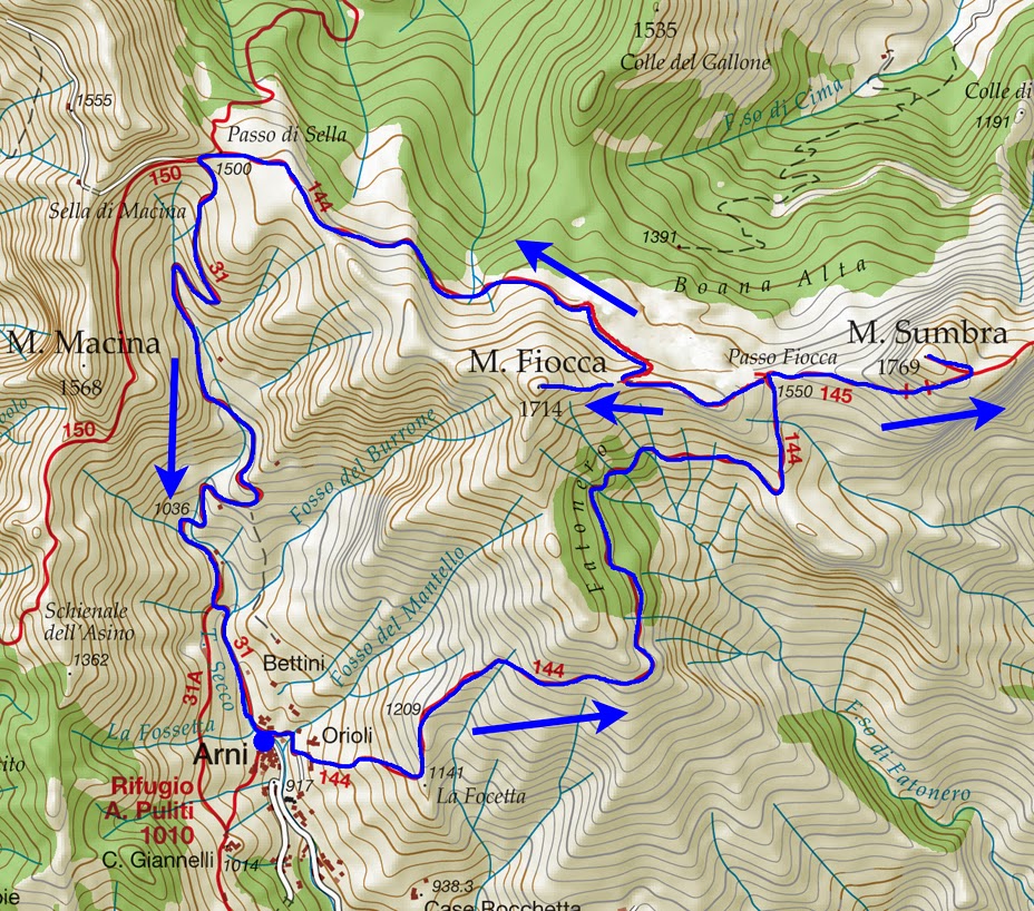 Escursionismo a 360°: Monti Fiocca e Sumbra (da Arni) E/EEA