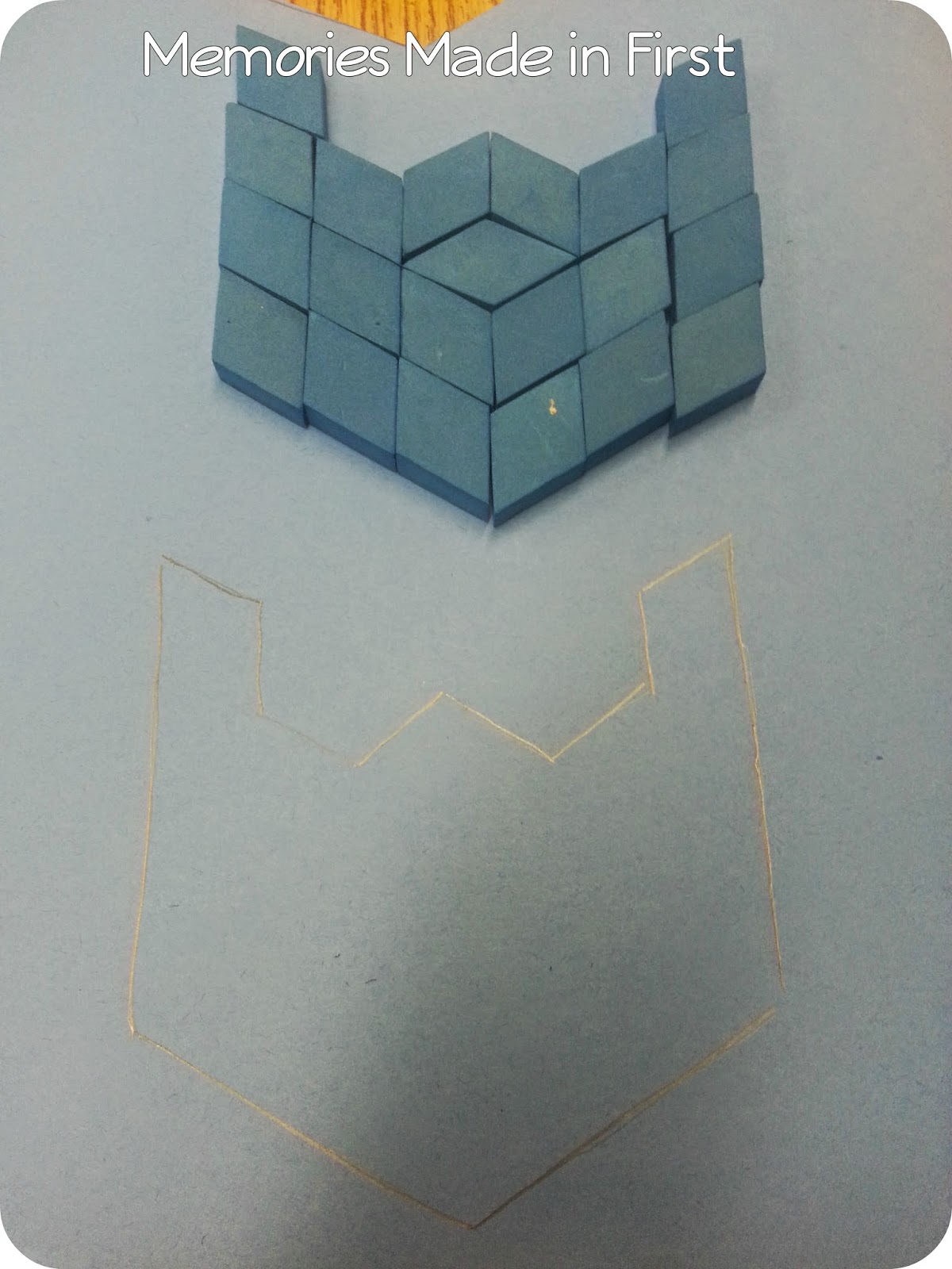 Memories Made in First: Pete-the-Cat-like Pattern Block Activity