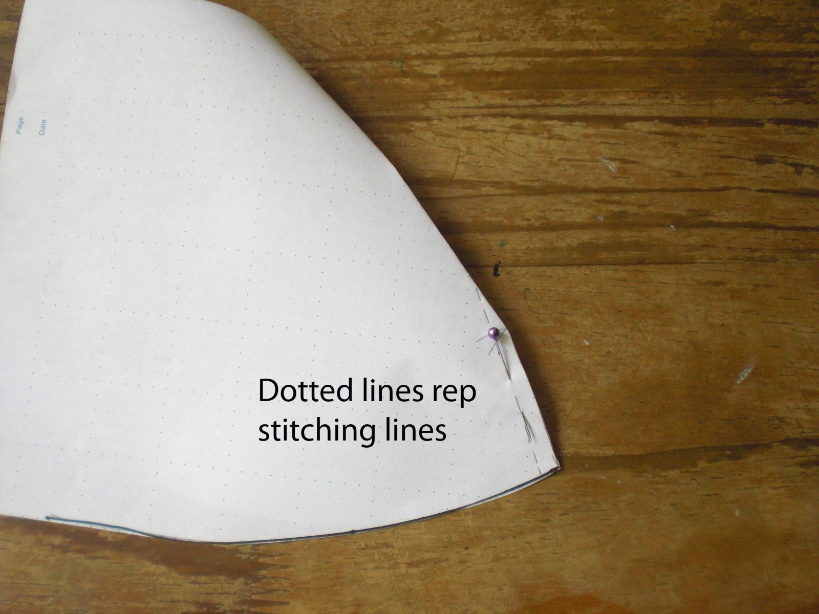 This is how I draw and sew a bag dart | Projects by Jane