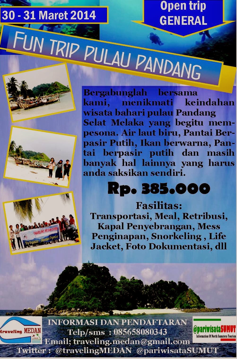 Paket Wisata Pulau Pandang - Pariwisata Sumatera Utara