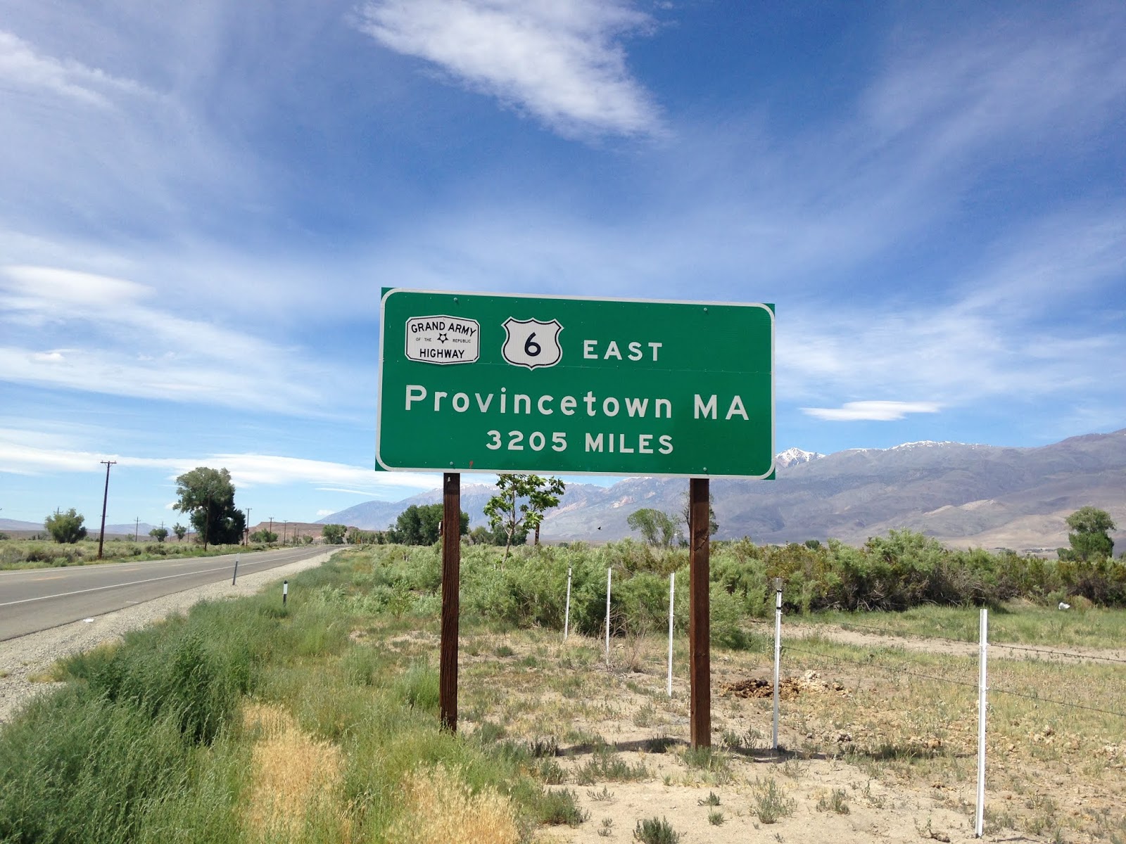 The western end of US Route 6 and Laws Depot on the Carson & Colorado ...