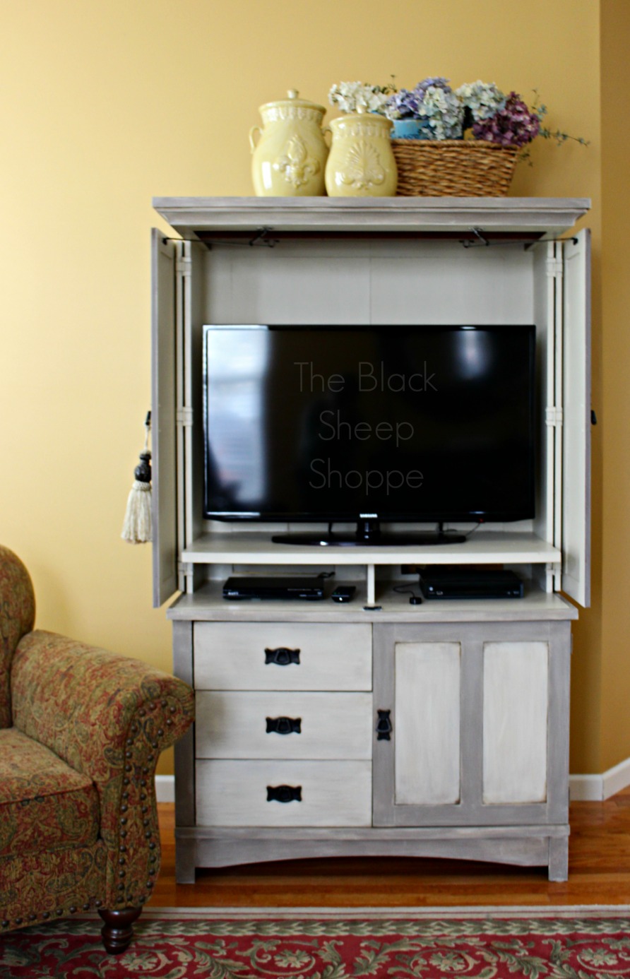 A Fresh Look for an Outdated TV Armoire