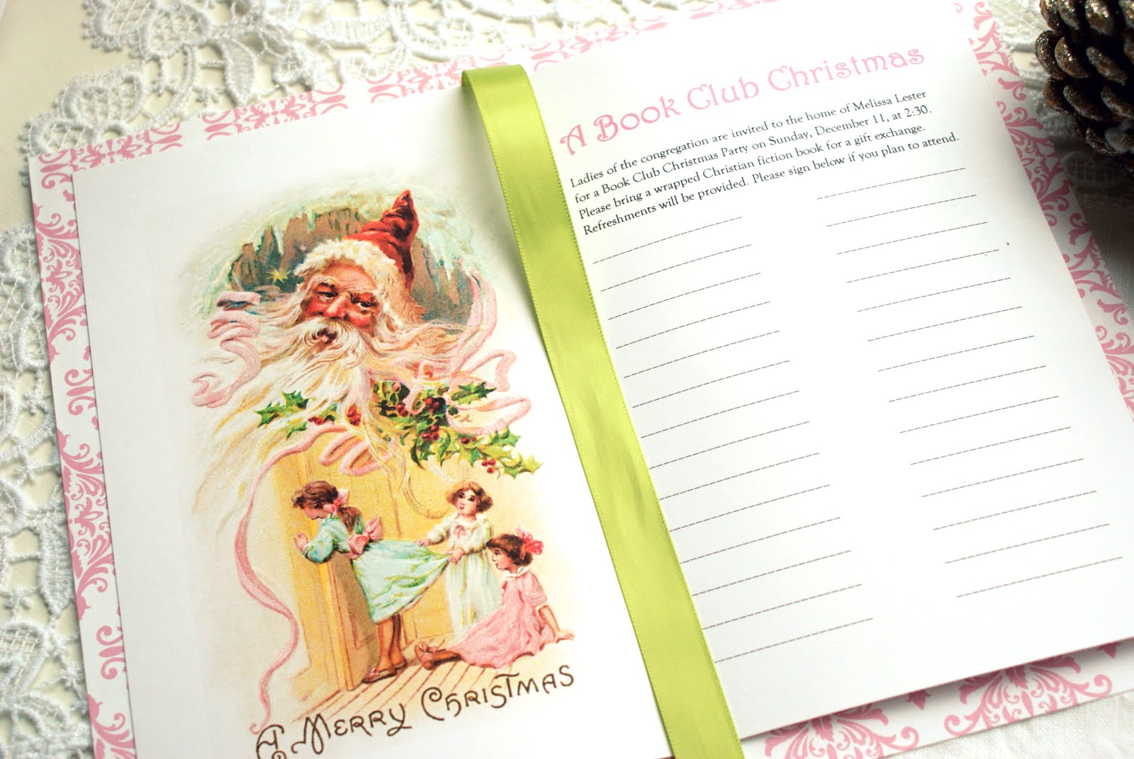 A Little Loveliness: A Book Club Christmas