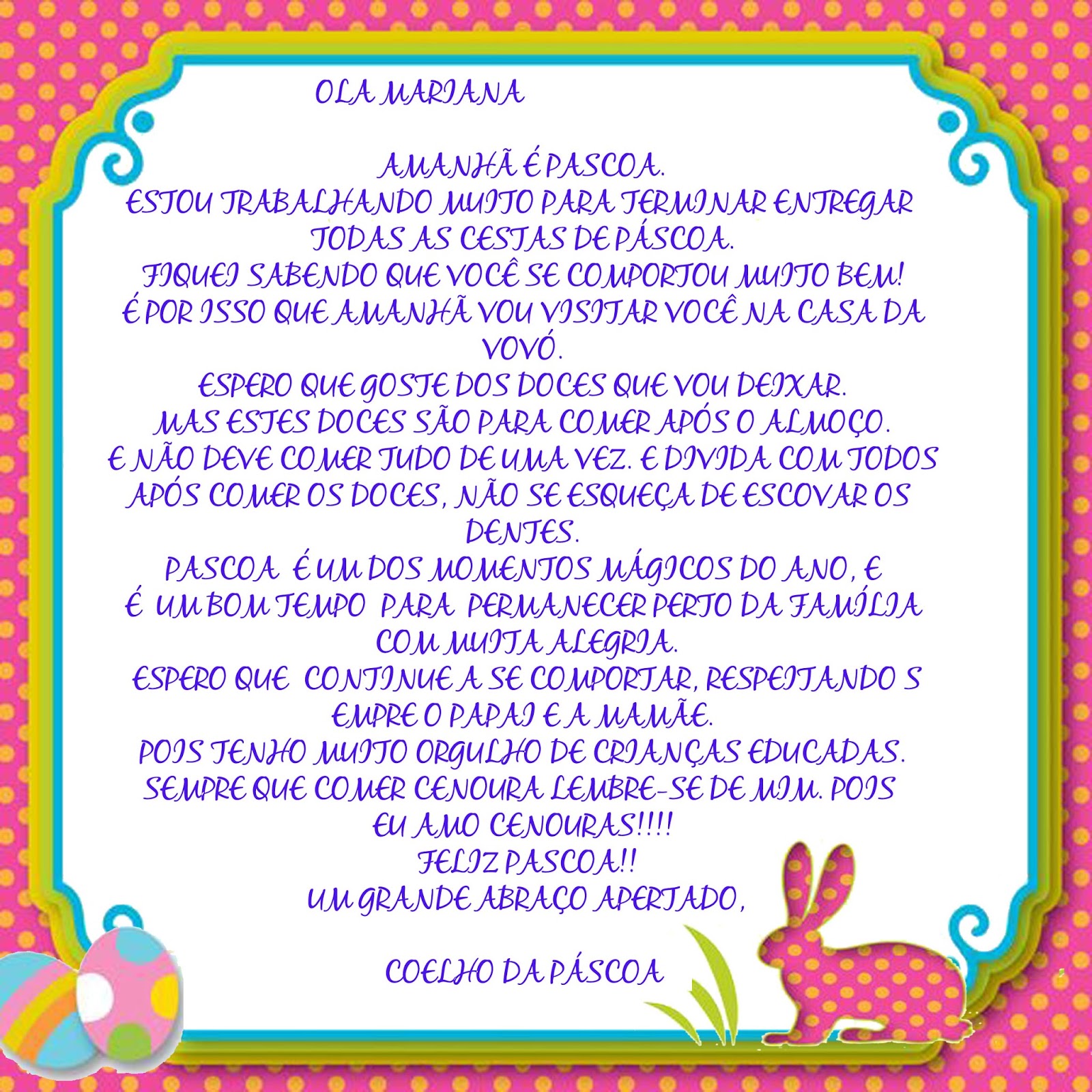 Poesia Para A Páscoa - RETOEDU