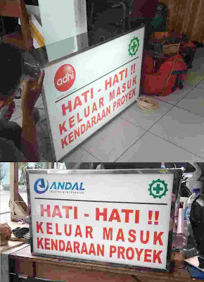Neon Box Murah Berkualitas: Papan untuk Proyek, Rambu-Rambu Proyek ...