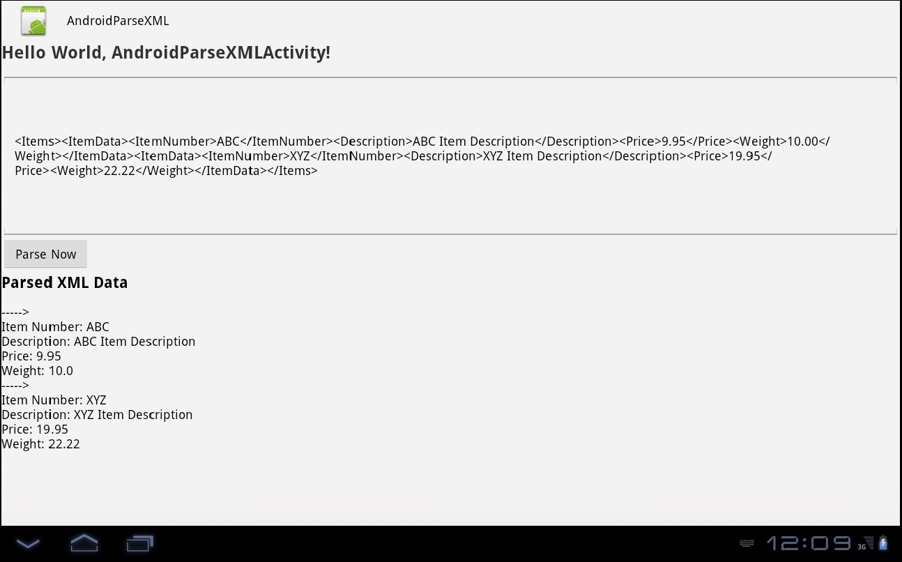 Programmers Sample Guide Android Parse Xml File Example Using Sax Parser