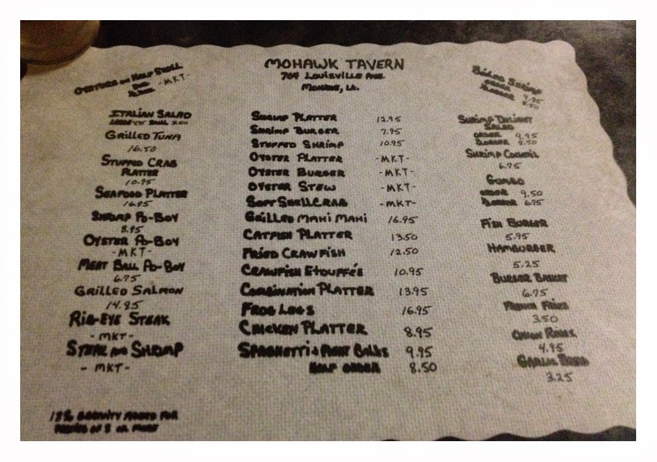 Pigeon Post: Mohawk Seafood Tavern...