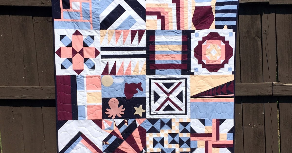 Meadow Mist Designs: Paintbrush Studio New Block Hop Quilt Finish