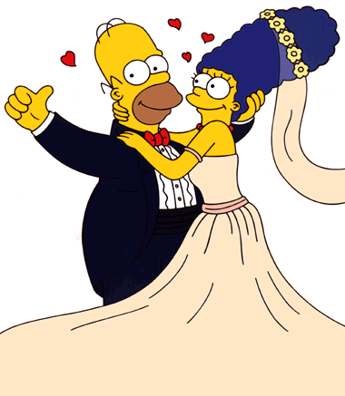 TODO SOBRE LOS SIMPSON: HOMER Y MARGE SIMPSON