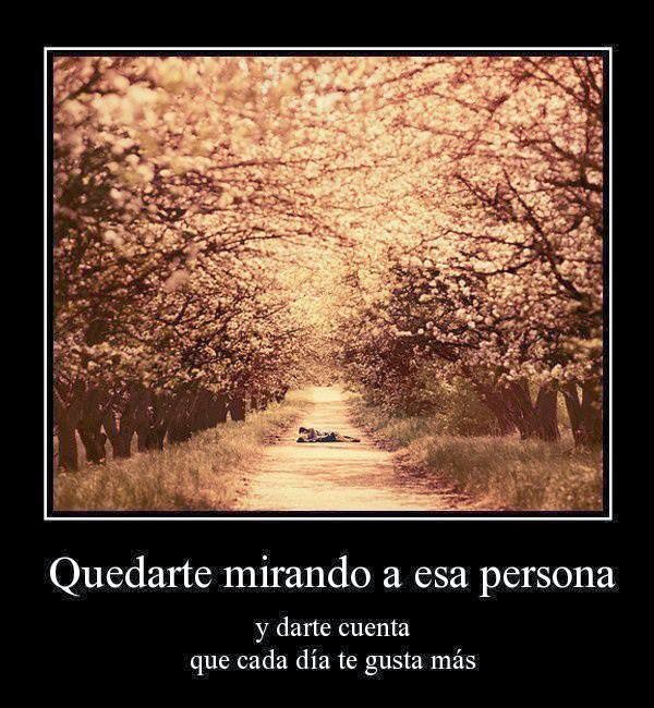 Imagenes y Frases Facebook: Quedarte Mirando A Esa Persona Y