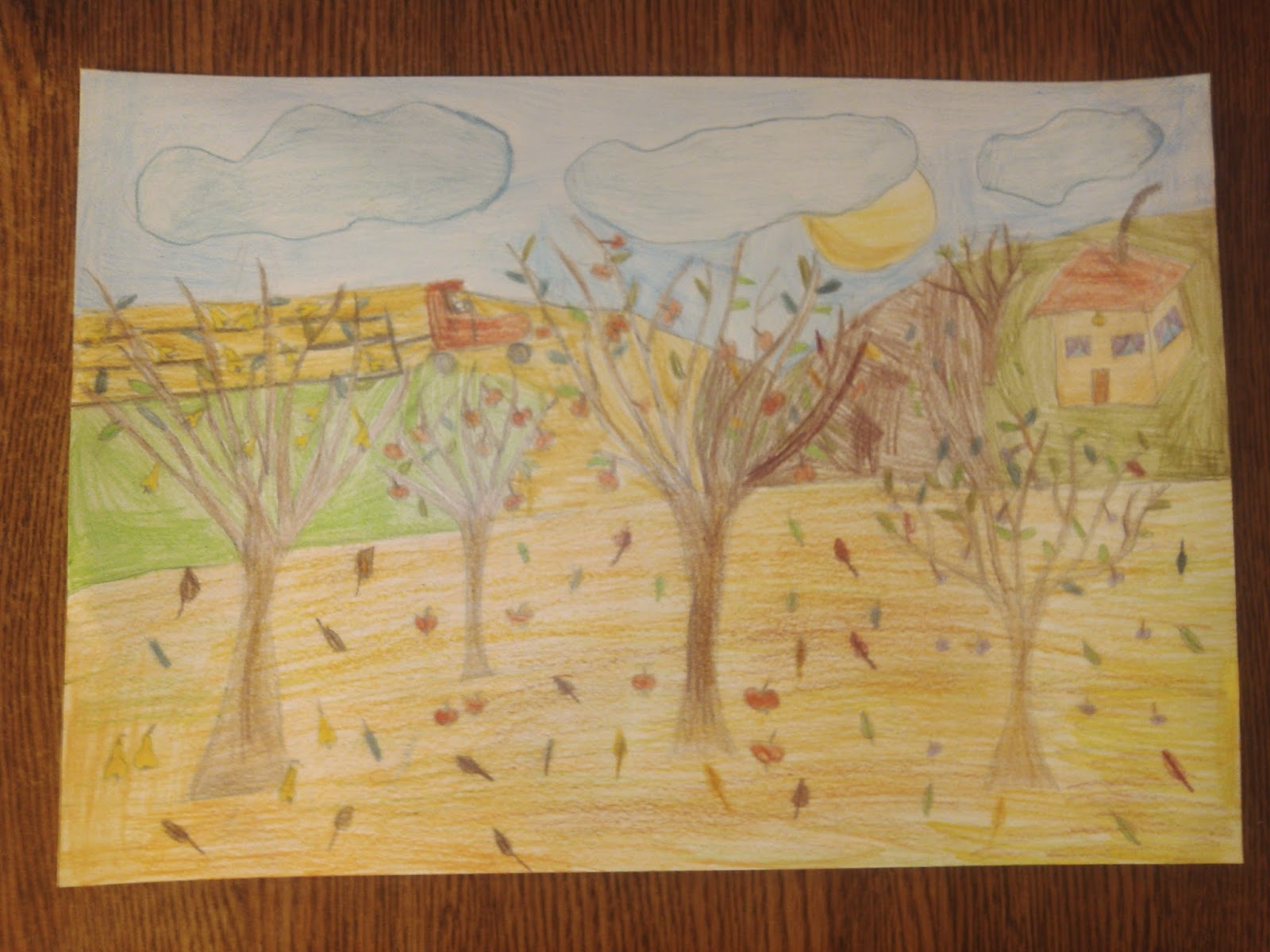 Lumea Mariei: Livada toamna