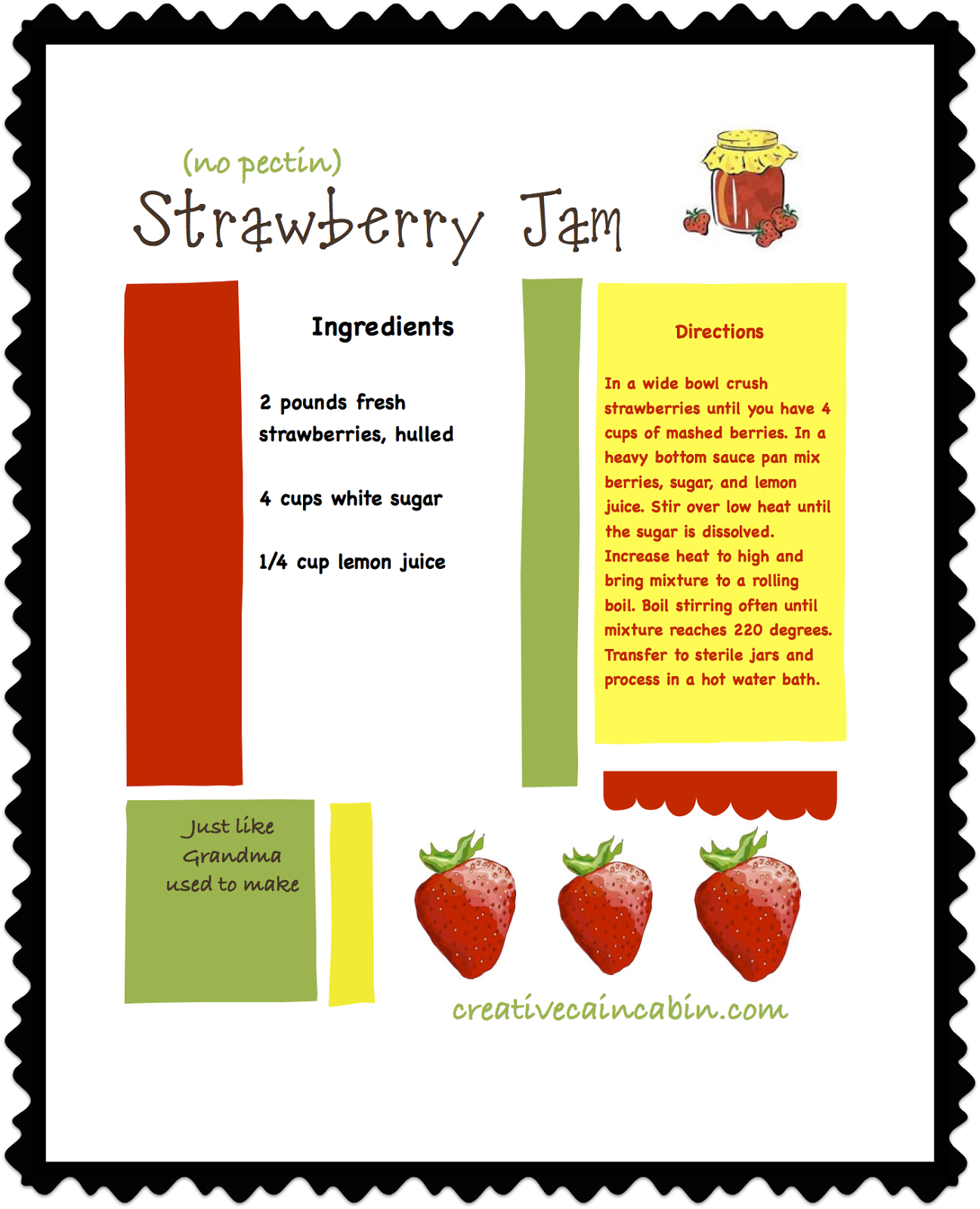 FREE Printable's {July Edition} - CREATIVE CAIN CABIN