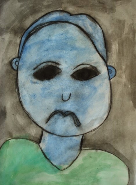 a faithful attempt: Picasso "Blue Period" Sad Portraits