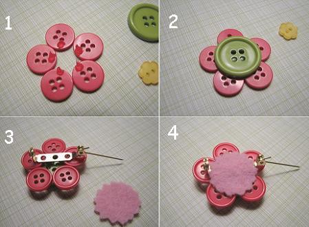 Broches originales de botones