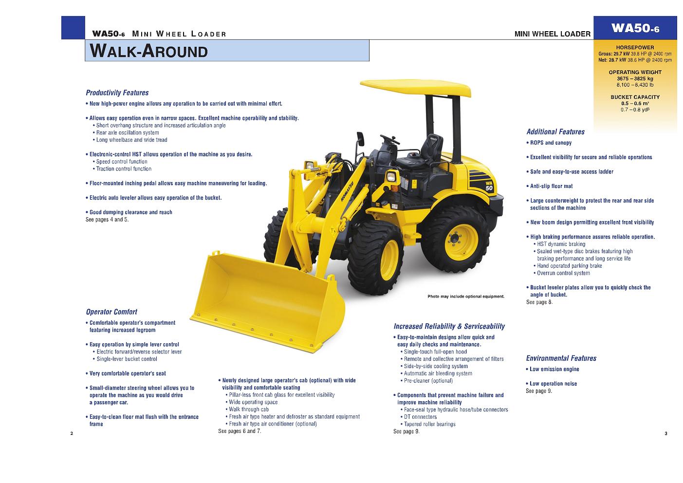 Penjualan Alat Berat: Alat Berat Komatsu Mini Wheel Loader