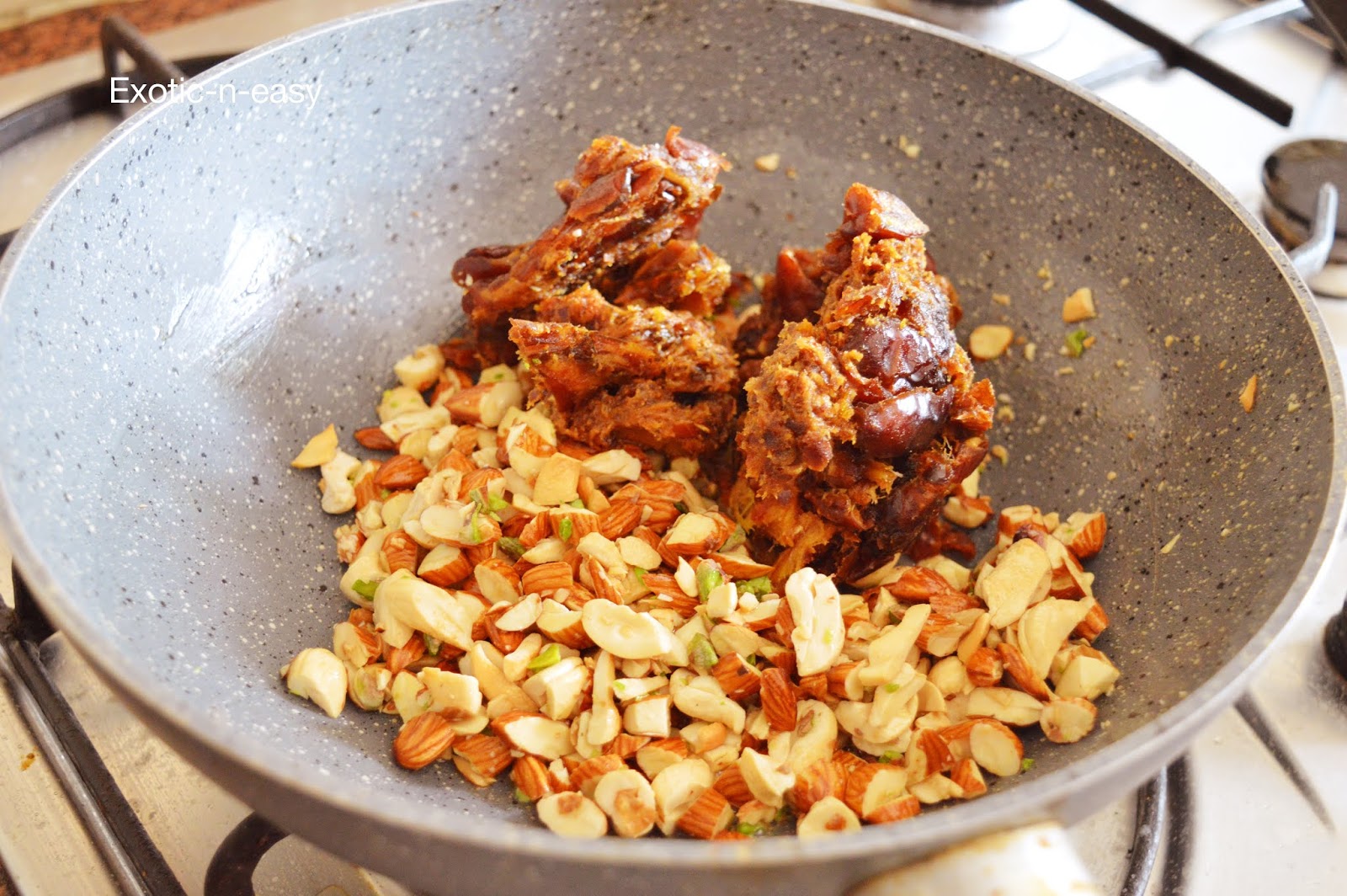 exotic-n-easy cooking: Dates DryFruit Barfi