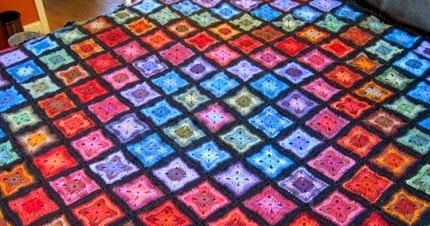 Beautiful Skills - Crochet Knitting Quilting : Original Spectrum Throw ...