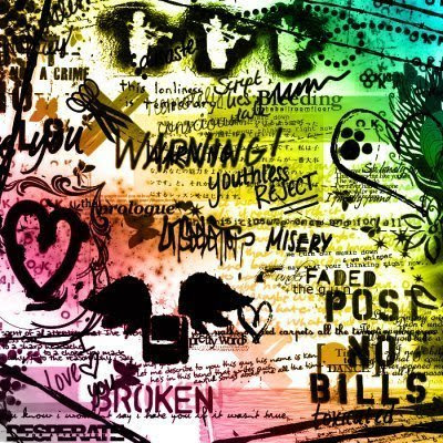 New Graffiti Letters: Beautifull Emo graffiti style design ideas