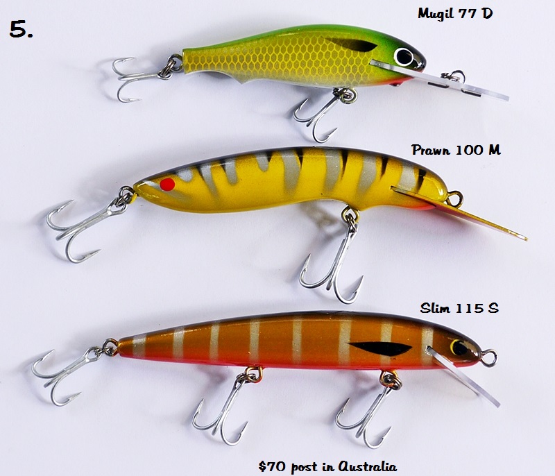 Deep River Lures: Jack and Barra lures for sale.