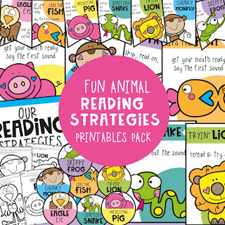 Reading Strategy Posters & Printables | From the Pond