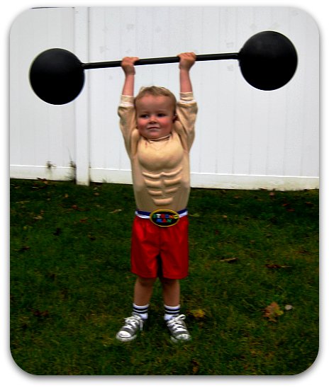 TryItMom: An Easier DIY Toddler Strong Man Costume