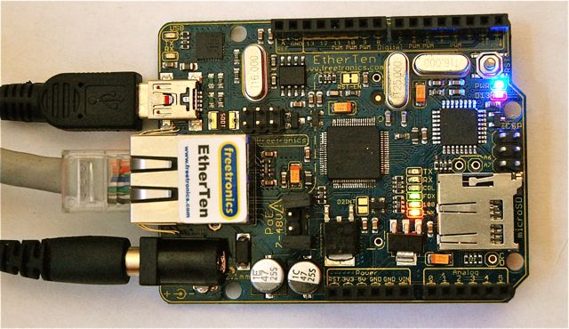Dr. Monk's DIY Electronics Blog: Freetronics EtherTen Review